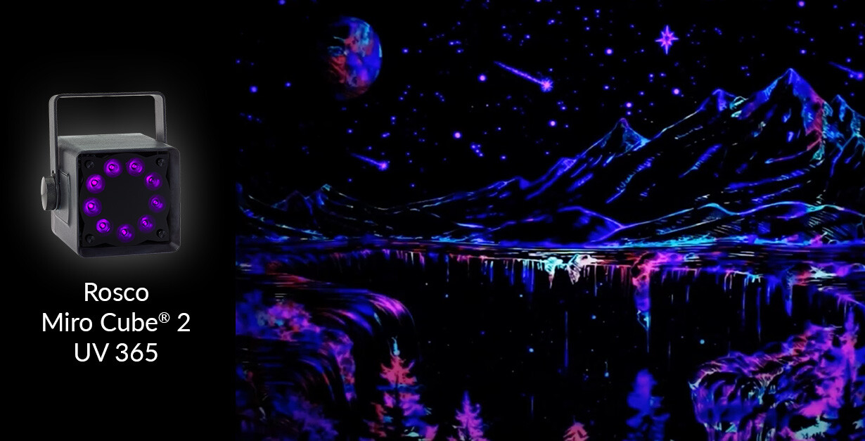 New & Improved Miro Cube® 2 UV 365 For Out Of This World Black Light Effects